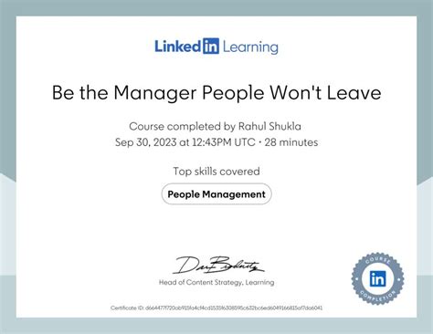 rahul shukla on linkedin certificate of completion