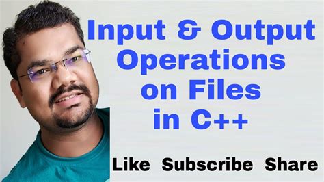 File Handling In C Programming Part Input Output Operations On Files In C With Examples
