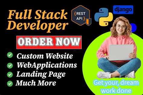 provide website development python django api integration by