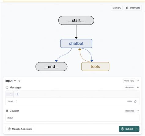 使用agent Chat Ui 调试 Langgraph 序语程言