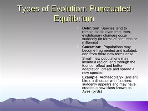Speciation And Evolution Ppt Geography Science