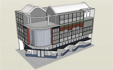 Co Operative Building 3d Model Sketch Up File