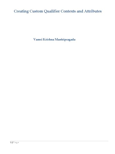 Creating Custom Context Attributes Pdf Plsql Oracle Database