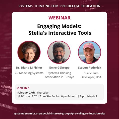 Engaging Models Stellas Interactive Tools System Dynamics Society