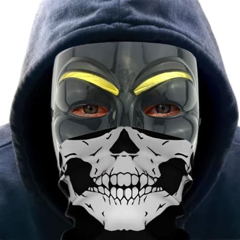 🎭💥 Join The Spy Ninjas With Our Hacker Mask And Gaiter Set 💥🎭 This 4 Pack Project Zorgo Costume
