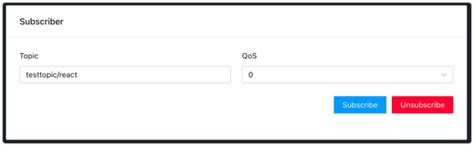 connecting to a serverless mqtt broker in react emq
