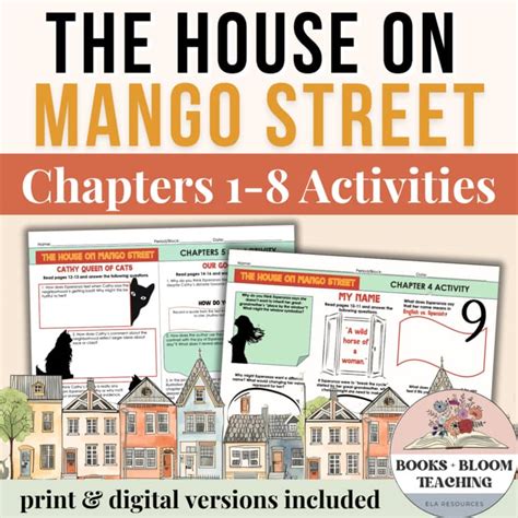 The House On Mango Street Chapters 1 8 Engaging Print Digital No Prep