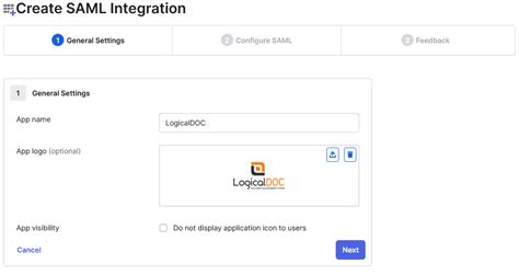 configure saml with okta logicaldoc documentation