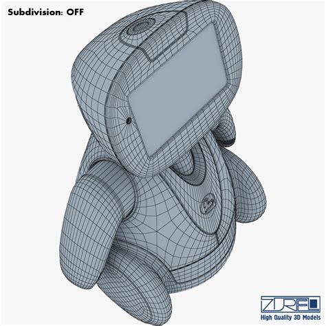 Buddy Robot White V 2 3d Model 45 Max Fbx Obj Unknown Free3d