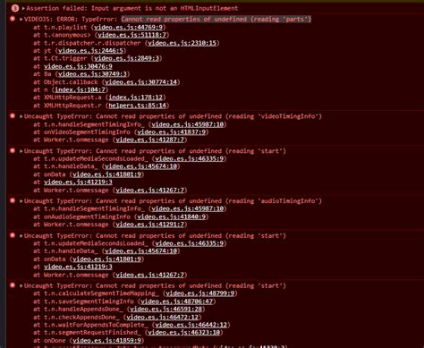 Videojs Error Typeerror Cannot Read Properties Of Undefined Reading
