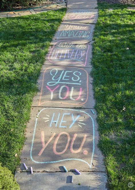 Sidewalk Chalk Art Inspirational Quotes At Claude Martinez Blog