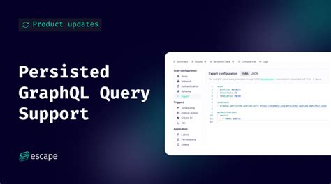 Product Updates Persisted Graphql Query Support