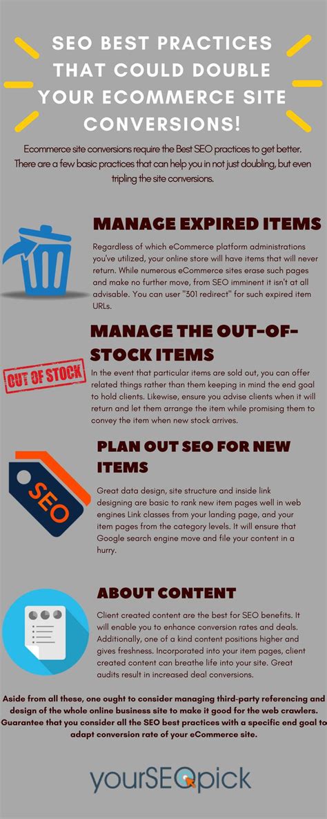 best seo practices for higher ecommerce conversions