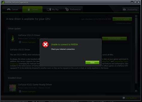 Fix GeForce Experience Unable To Connect To NVIDIA Try Again Later Error JoshMcCarty Com