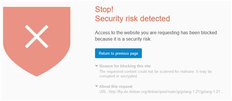 Webfilter Debian Deb Repositories Malware Unscannable Discussions