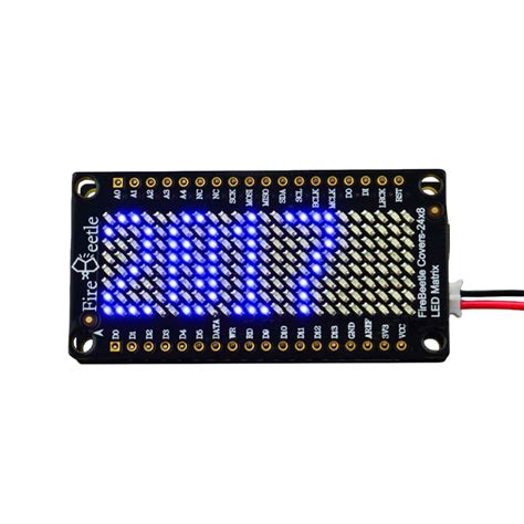 Dfrobot 24x8 Led Matrix Blue Firebeetle Compatible