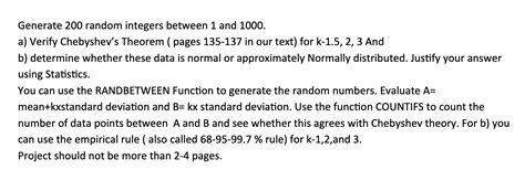 Solved I M Pretty Sure They Meant B Mu K Standard Dev Also Chegg Com