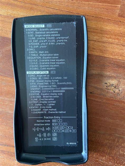Sharp Calculator Hobbies And Toys Books And Magazines Assessment Books