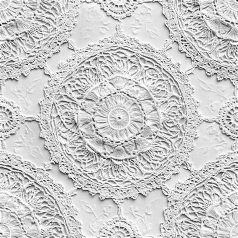 Intricate Lace Doily Highly Detailed Texture Premium Ai Generated Image