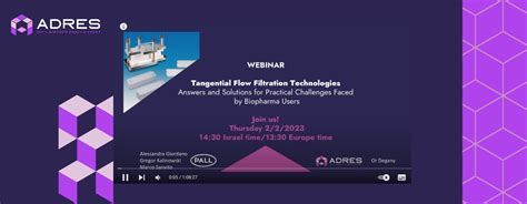 Tangential Flow Filtration Technology ADRES Biopharma Regulatory Consulting