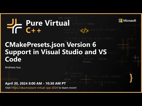 CMakePresets Json Version Support In Visual Studio And VS Code YouTube