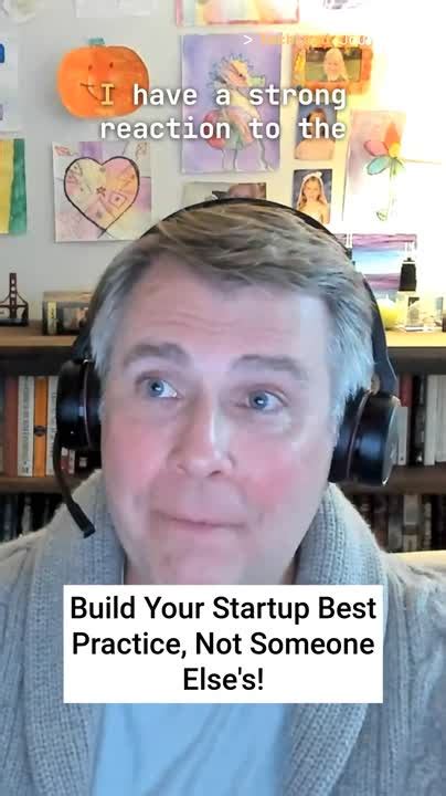 Tech Lead Journal On Linkedin Build Your Startup Best Practice Not Someone Elses Hear More From…