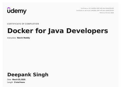 Just Completed Docker For Java Developers Deepank Singh