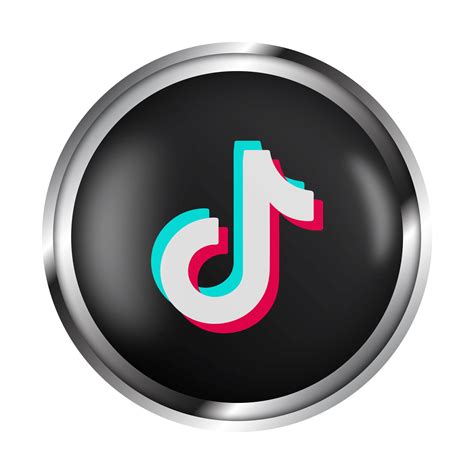 Social Media Tiktok Realistic Icon Png Free Png
