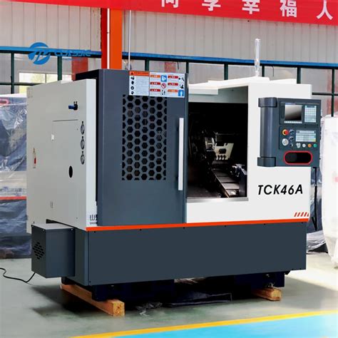 Slant Bed Cnc Lathe Siemens Controller Tck46a Horizontal Automatic Cnc Slant Bed Lathe Hot Sale
