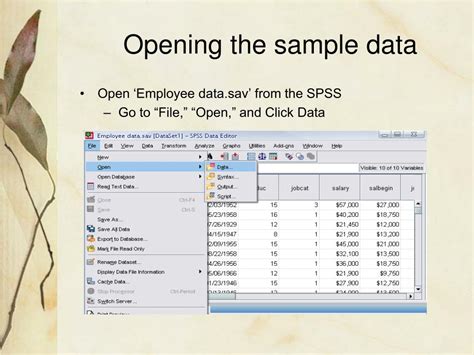 Ppt Introduction To Spss Powerpoint Presentation Free Download Id