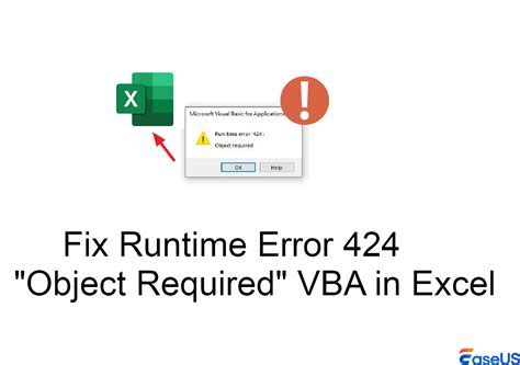 What Causes Vba Runtime 424 Error Fix Guide IPAM Power Hub