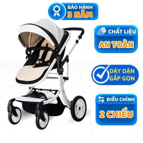 Xe đẩy Gấp Gọn Cho Bé 2 Chiều 3 Tư Thế Xe đẩy Cao Cấp Cho Bé Lazadavn