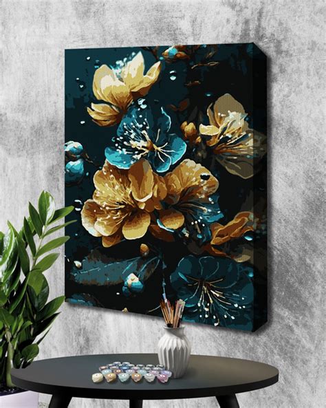 Картина за номерами з Галерейною натяжкою та Металізованими фарбами 60х80 см Create Me Симфонія