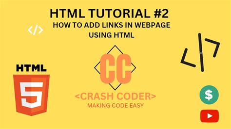 Html Tutorial 2 How To Add Links And Text Editing In Html Html