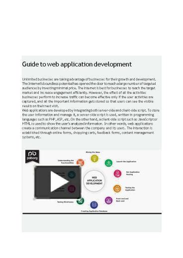PPT Web Application Development PowerPoint Presentation Free To Download Id 90ea93 YjVmN