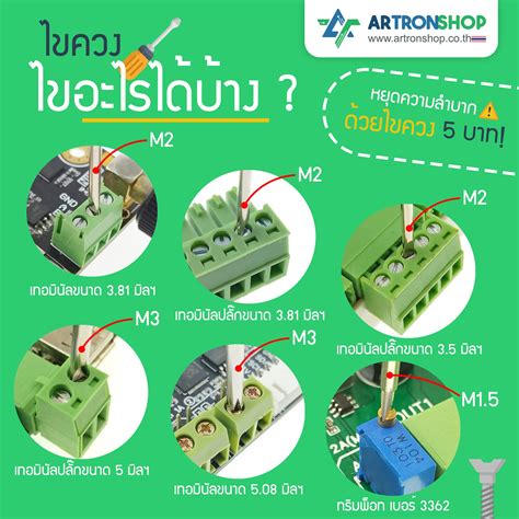 Artronshop ไขควงแต่ละขนาด ไขอะไรได้บ้างบนแผงวงจร 🧐
