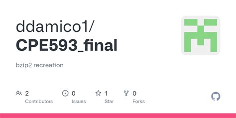 Github Ddamico1cpe593final Bzip2 Recreation