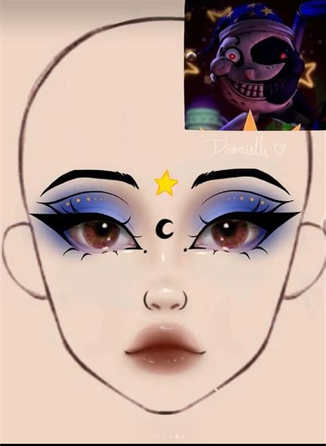 Moon Fnaf Makeup Inspo Creepy Makeup Movie Makeup Holloween Makeup