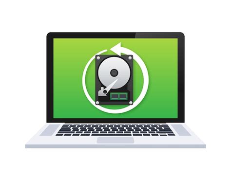 Copia De Seguridad De Datos Restauración De Base De Datos Recuperación De Datos Ilustración De