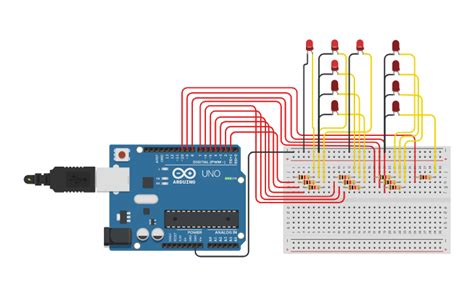 Circuit Design Rangkaian Kelompok 4 Tinkercad