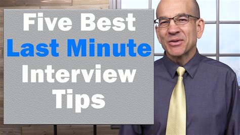 5 Best Interview Tips The Ultimate Formula To Interview Success Youtube