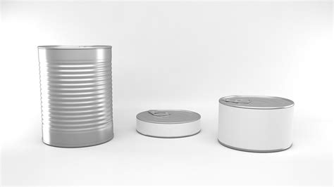 Food Cans 3d Model Cgtrader