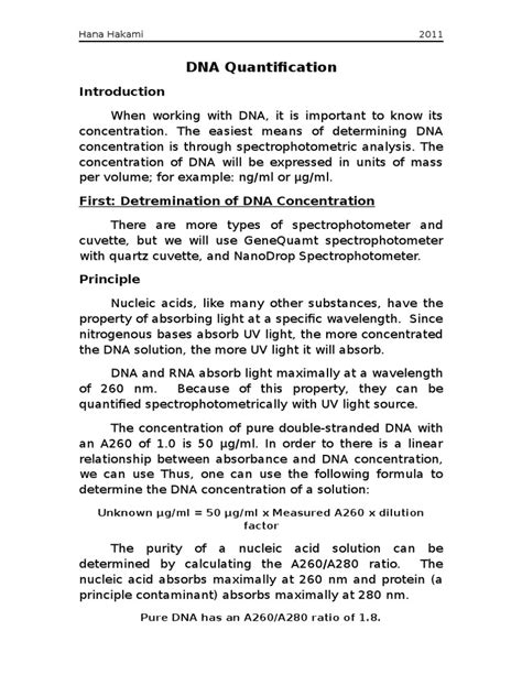Pdf Dna Quantification Dokumen Tips