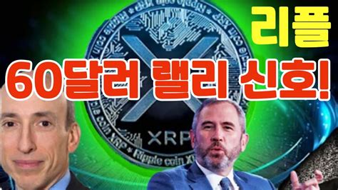 리플 Xrp 60달러 랠리 신호 발생 Youtube