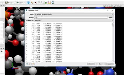 Coordinate Editor Window Size Bug · Issue 1182 · Openchemistry