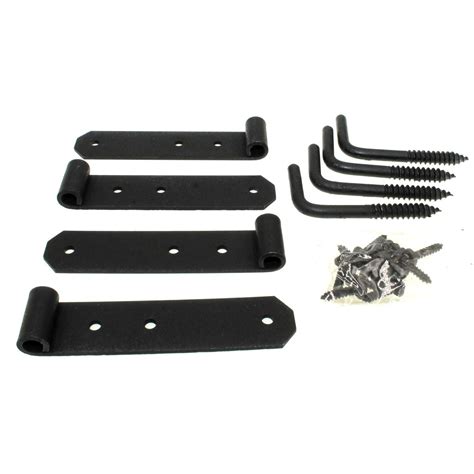 Acorn Mfg Set Of 4 Smooth Flush 4 Connecticut Shutter Hinges Matte Bl Westwoods Cabinet Hardware