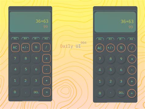 daily ui 004 calculator by irina on dribbble