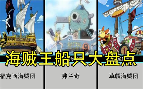 海贼王中船只大盘点，你最爱哪艘船？哔哩哔哩bilibili
