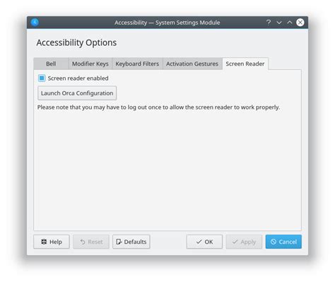 Text To Speech On Gnulinux Part 3 Orca On Kde