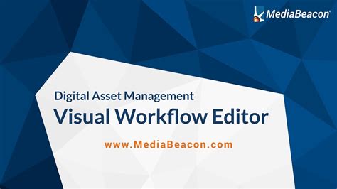 mediabeacon visual workflow editor youtube